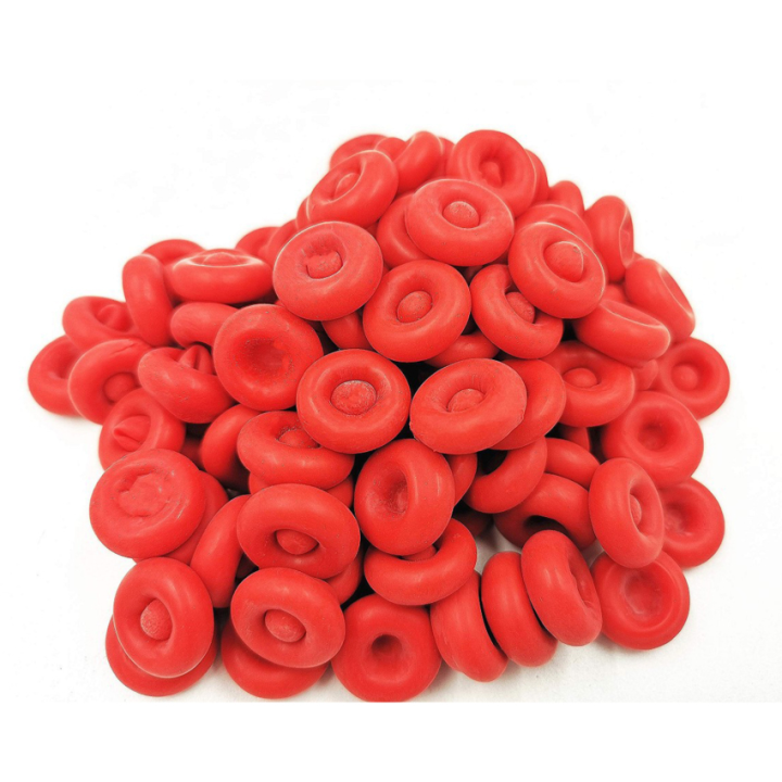 20Pcs Red Caulking G-un Nozzles Cap Caulk Saving Cap Glass Glue Tip ...