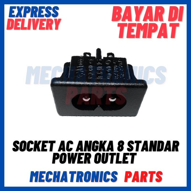 ELC[SOC-9155] SOCKET AC ANGKA 8 STANDAR POWER OUTLET SWITCH COLOKAN LISTRIK | Lazada Indonesia