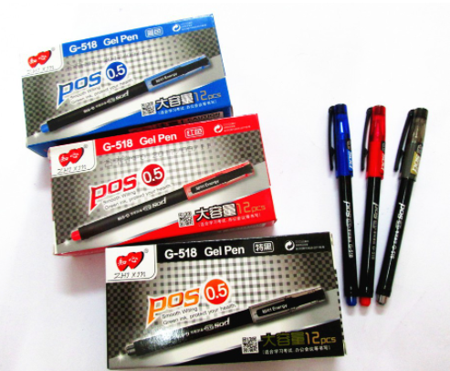 Zhi Xin POS Gel Writing Pen G-518 0.5mm | Lazada