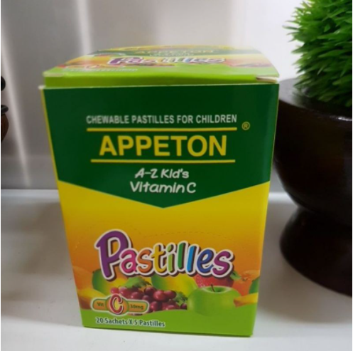 Appeton A-Z kids Vitamin C Pastilles 1x20 pkts | Lazada