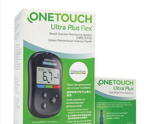 One Touch Ultra Plus Flex Glucose Meter with Free Strips 25's | Lazada