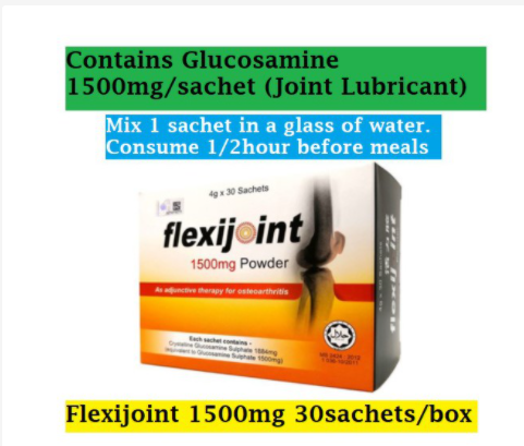 Flexijoint 1500mg Powder 4g x 30 Sachets [EXP 01/2024] | Lazada