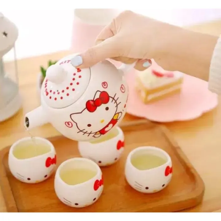 TEA TEKO HELLO KITTY Doraemon / TEKO KERAMIK HELLO KITTY DORAEMON ...
