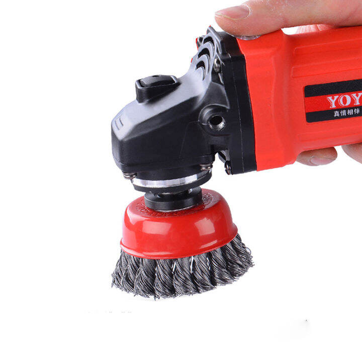 Twisted Wire Brush, Bowl-Shaped Wire Wheel, Knotted Desktop Wire Brush ...
