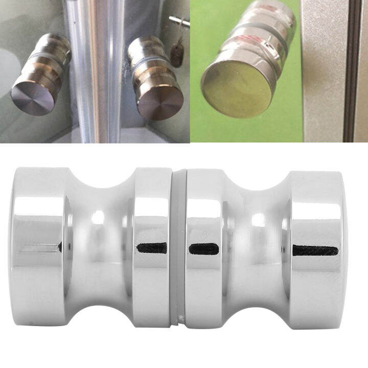 Bathroom Glass Door Handle Single Hole Showcase Shower Room Door Handle ...