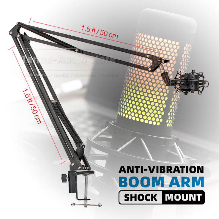 [In Stock]Replacement Suspension Arm Desktop Mic Boom Clip Shock Mount ...