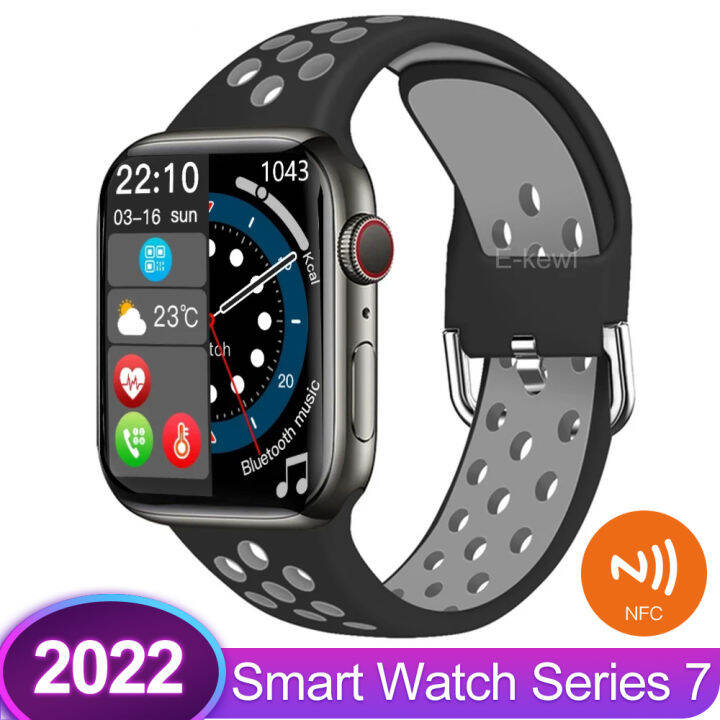 2022ใหม่ DT7 Plus MAX Smart Watch Series 7 NFC GPS Tracker Bluetooth ...