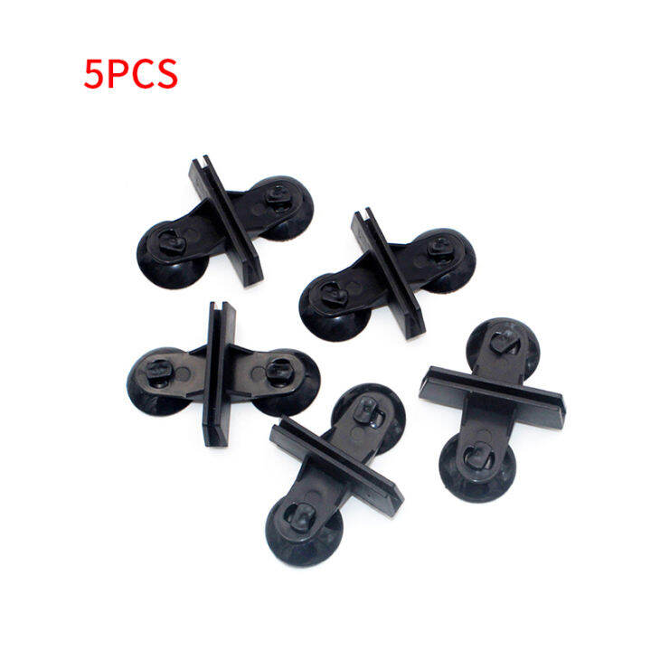 5pcs Aquarium Fish Tank Separating Glass Clamp Plastic Sucker Clip ...