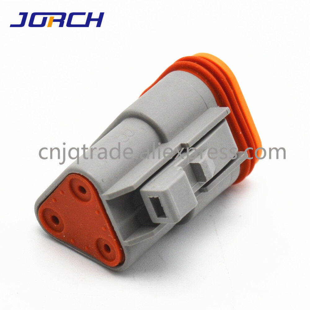 5ชุด3pin Deutsch DT กันน้ำผู้ชายผู้หญิงขั้วต่อไฟฟ้าที่ใช้งานง่าย DT04-3P DT06-3S กับขั้ว ...