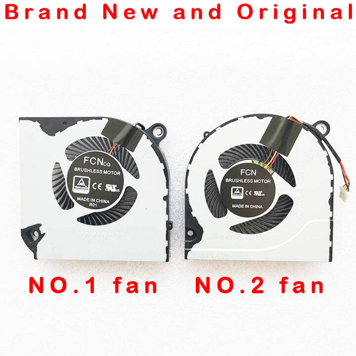 CPU ที่ทำความเย็น GPU พัดลมระบายความร้อนสำหรับ Acer Nitro AN515-54 ...