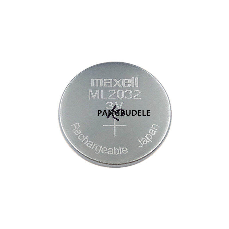 High-Quality 2PCS/LOT New Original Maxell ML2032 3V Rechargeable Lithium Battery Button Cell ...