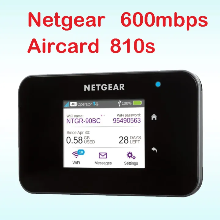 unlocked Aircard 810S cat11 600mbps 4g router with sim card slot wi-fi ...