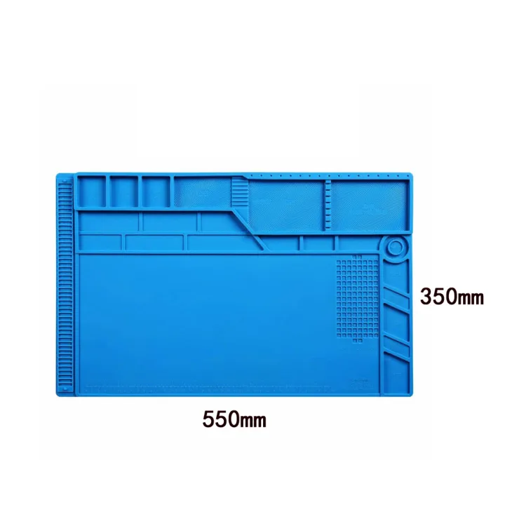 Kaisi S-180 55x35CM Heat Insulation Silicone Soldering Pad Desk Mat ...