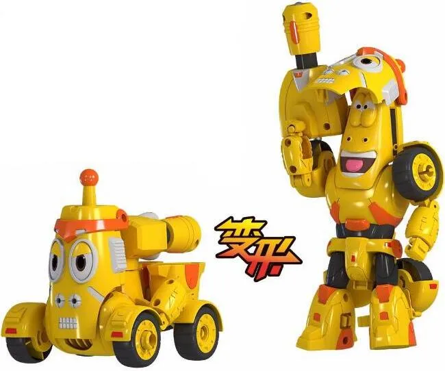 Creative Cute Animal Robot Larva Figures Assembly Toys Transformation ...