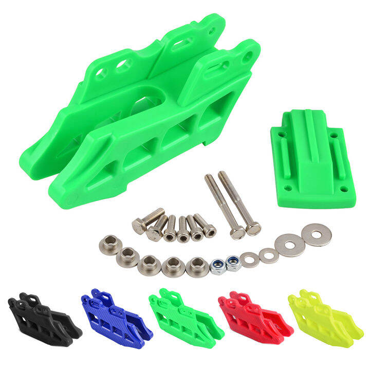 รถจักรยานยนต์ Chain Guard Guard Protector สำหรับ Kawasaki KX250F KX450F ...
