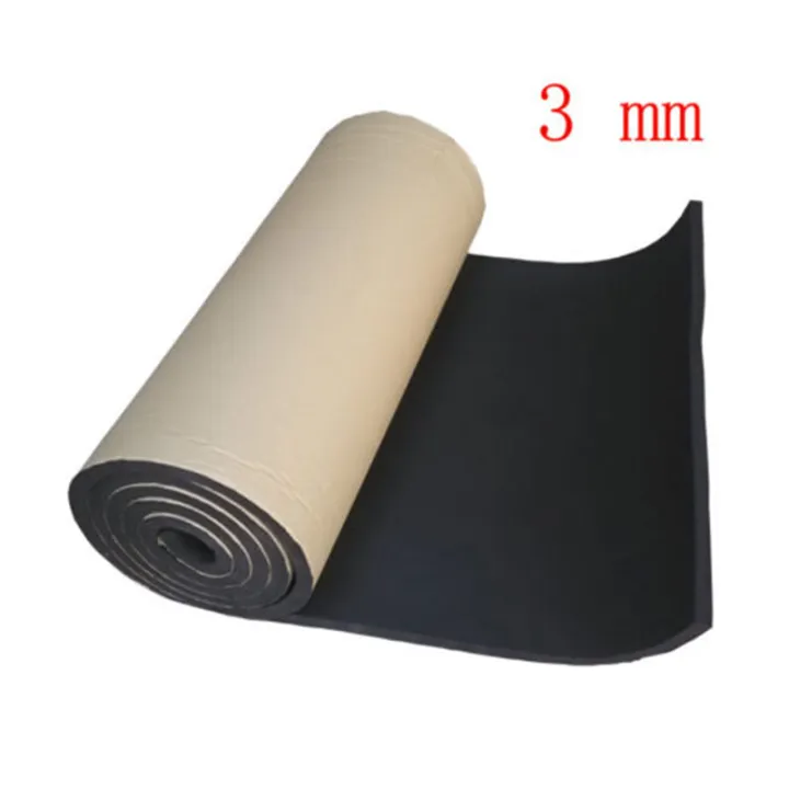 1 Roll 3mm 5mm 8mm Car Acoustic Foam Rubber Sound Insulation Mat Auto ...