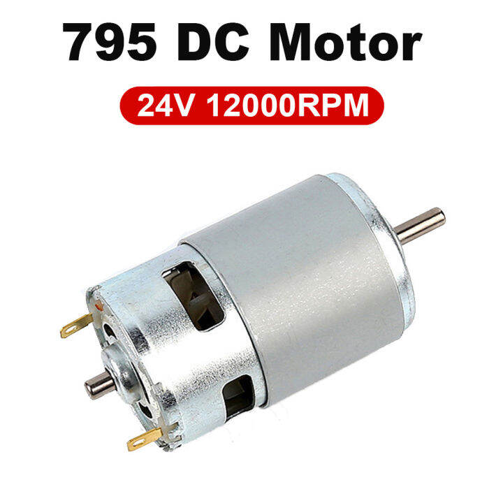 [xppw]795 DC Motor 12V 24V 12000RPM Large Torque Micro Motor with ...