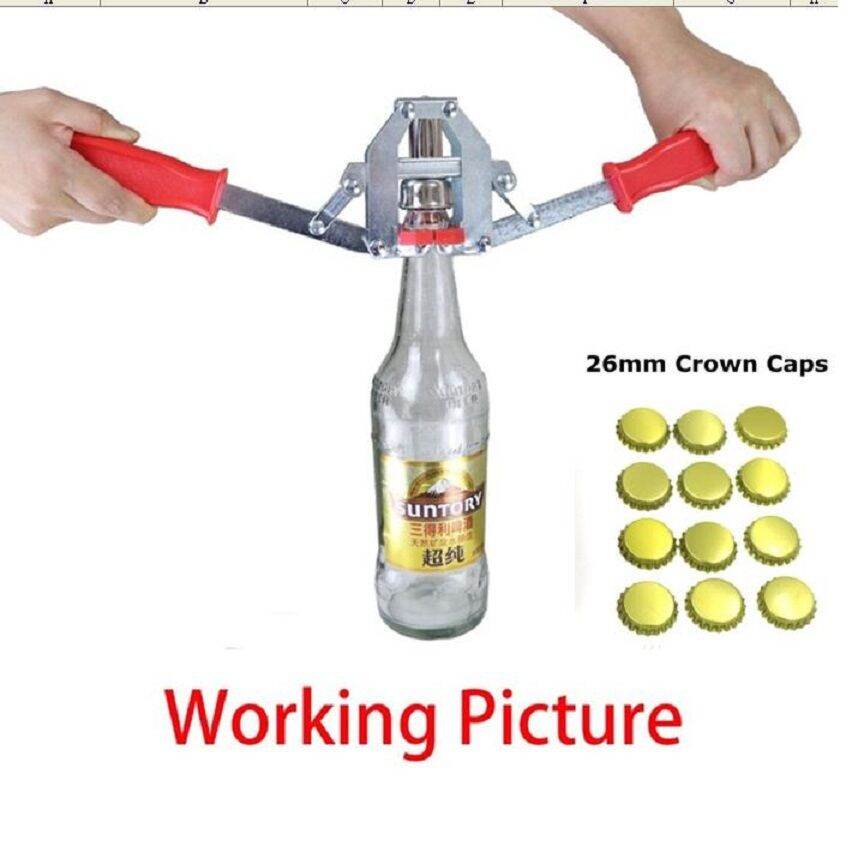 QTCF-Premium Quality Manual Beer Bottle Capper For 26mm Crown Caps ...