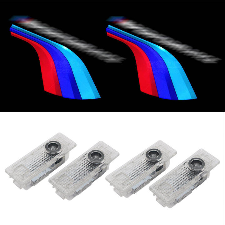 [คุณภาพระดับพรีเมียม] โปรเจคเตอร์ต้อนรับประตูรถ E60ไฟสำหรับ BMW LED X5 ...