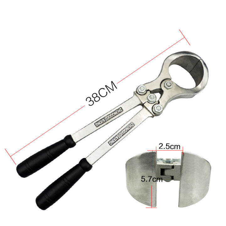 [odiw]1 Set Livestock Cow Pig Sheep Castration Pliers Stainless Steel Bloodless Castration Clamp ...