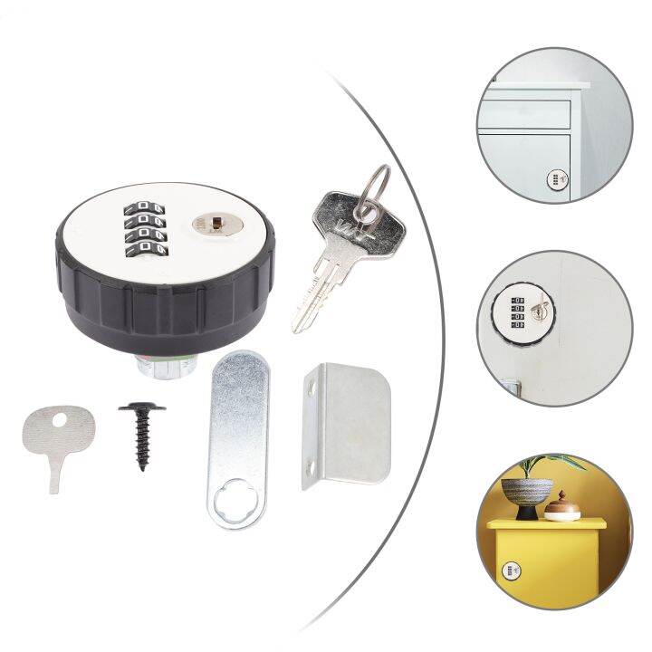 Digit Padlock Lock Cabinet Locks Gym Small Door Keypad 4 Cabinets ...