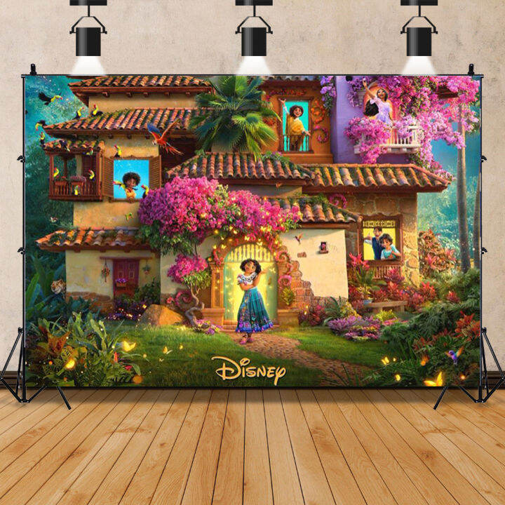 【a2423nan】New 120x80CM Disney Encanto Mirabel Party Backdrop Cloth Kid ...