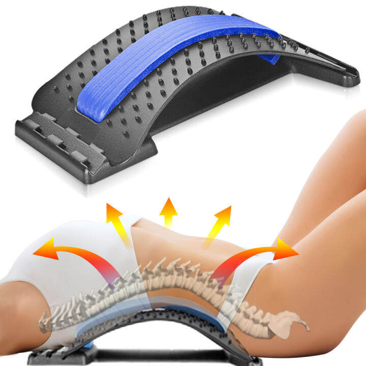 [xunishop]Multi-level Adjustable Lumbar Spine Stretcher Magnetic Back ...