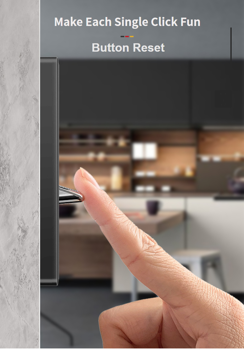 Wallpad 1 2 3 4 Gang Wall Light Switch Chrome Toggle Button Switches 1 ...