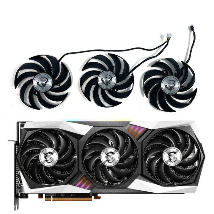 【angchuo】 ที่ทำความเย็น GPU PLD09210S12HH ดั้งเดิมสำหรับ MSI Radeon RX ...