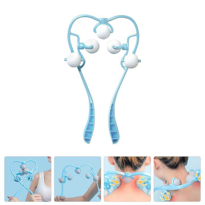 Neck Roller Manual Cervicalmassager Muscle Relax Tool Handheld Point ...