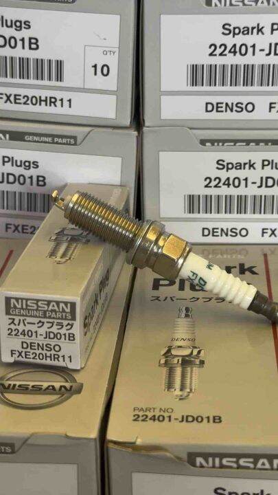 ***แท้ห้าง*** NISSAN หัวเทียน นิสสัน Denso Iridium FXE20HR11 March ...