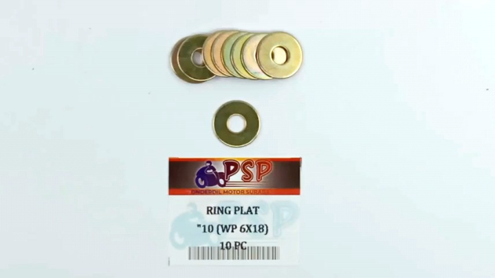 Ring Plat "10 (WP 6 X 18) Harga Per Pak Isi 10 - Reng Plate Pelat ...