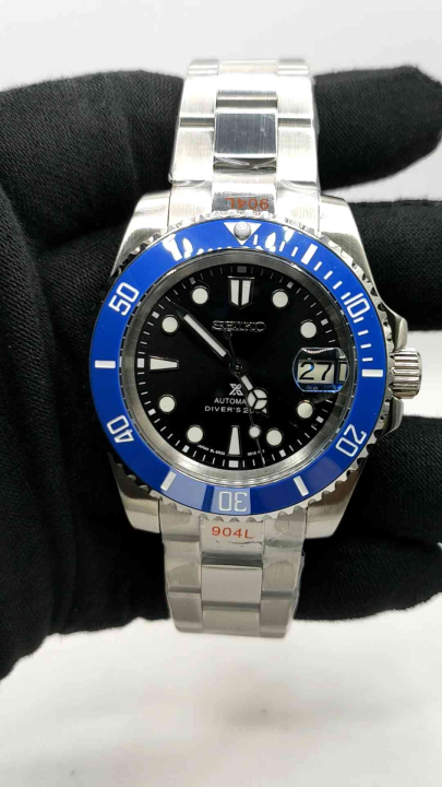 Seiko Mod Submariner Blue สต๊อกในไทย พร้อมส่ง 1-2 วัน โปรโมชั่น ราคาท้า ...
