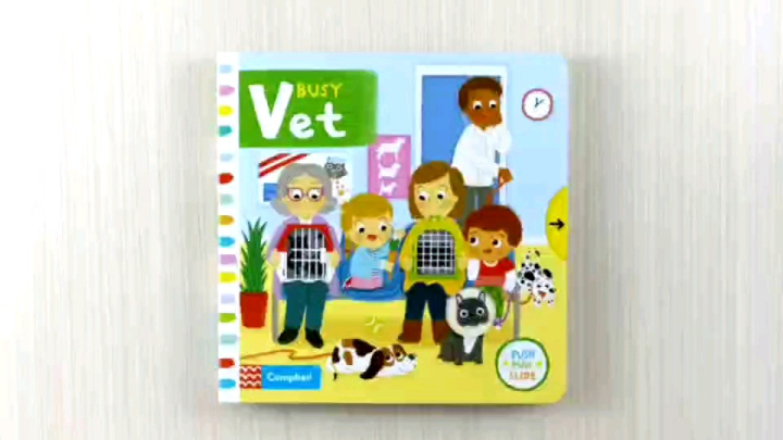 Campbell Busy Vet Push Pull Slide Board Book | Lazada Indonesia