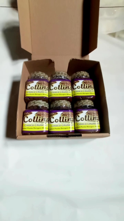 Collins Choco Crunchy Isi 6 Pcs Repack Selai coklat viral | Lazada ...
