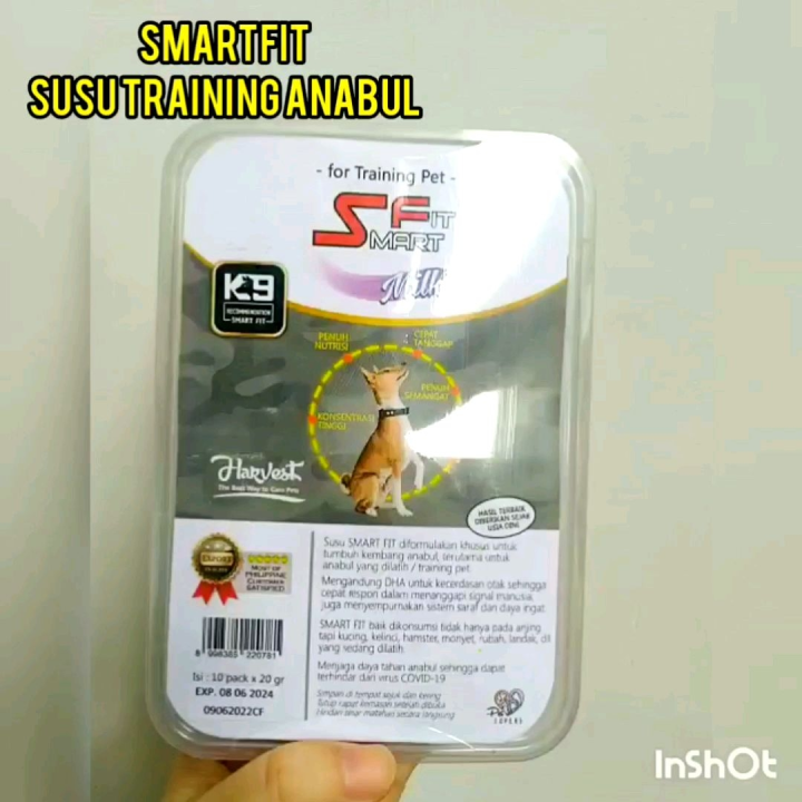 susu anjing kucing smart fit 200gr - NUTRISI PELATIHAN susu hewan ...