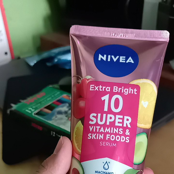 Nivea Extra Bright 10 Super Vitamin skin foods Serum 180ml ko | Lazada ...