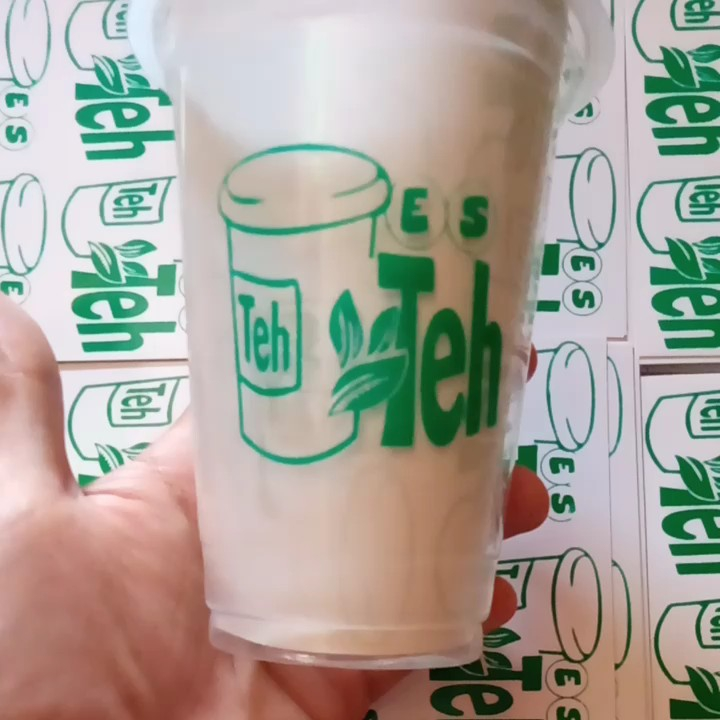 STIKER ES TEH SEGER KEKINIAN KEMASAN CUP (vol 1) | Lazada Indonesia