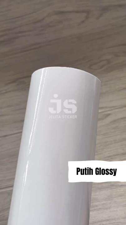 Sticker Putih Glossy / Skotlet Putih Glossi / Stiker Putih Glossy ...