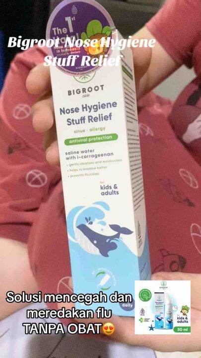 MMP - BIGROOT Nose Hygiene Stuff Relief Nasal Hygiene Spray Anak dan ...