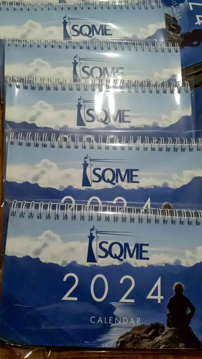 A5 size Desk Calendar with 12 monthly pages printed on super glossy ...