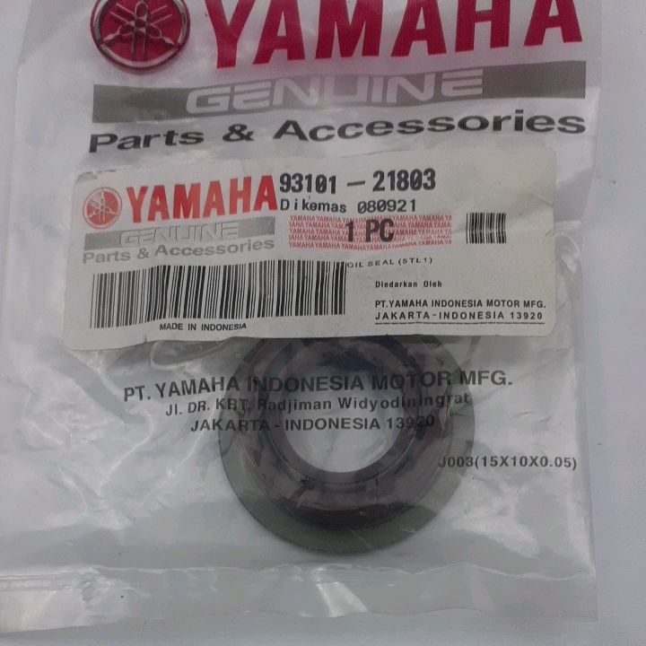 Sil Seal Kruk As Kiri 93101-21803 Original Untuk Motor Yamaha Mio Lama ...