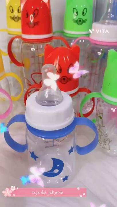 Botol susu (tidak bisa direbus) 240ml dan 120ml gagang untuk botol ...