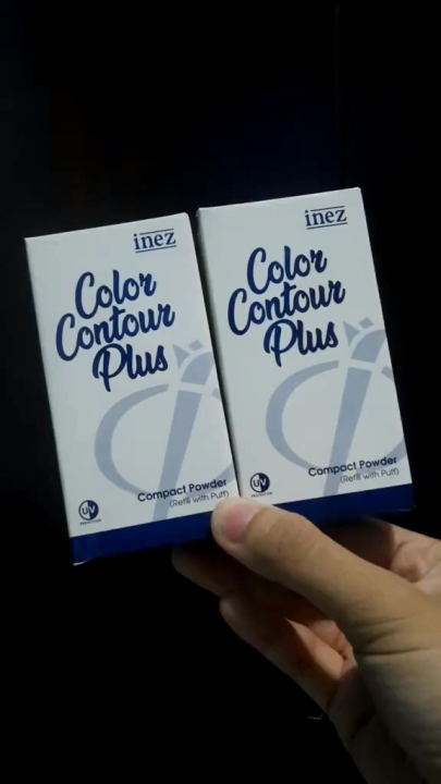 Bedak Inez Refill Color Contour Plus Compact Powder 💯% ORIGINAL ...