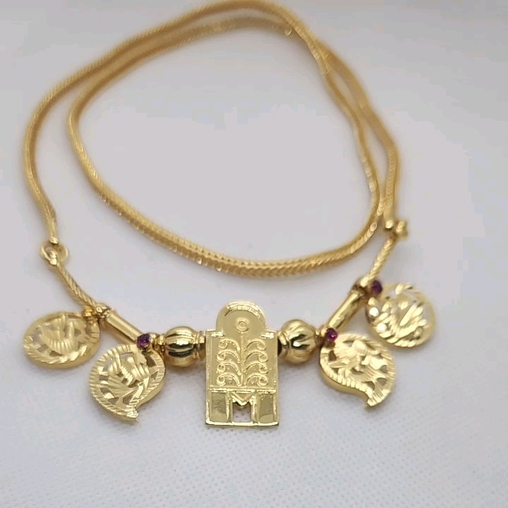 GOLD PLATED THALI CHAIN SET | Lazada