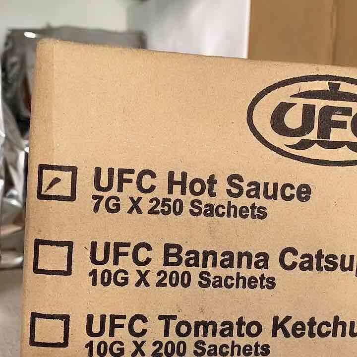 Hot Sauce UFC Sachet 7grams 250pcs per Box | Lazada PH