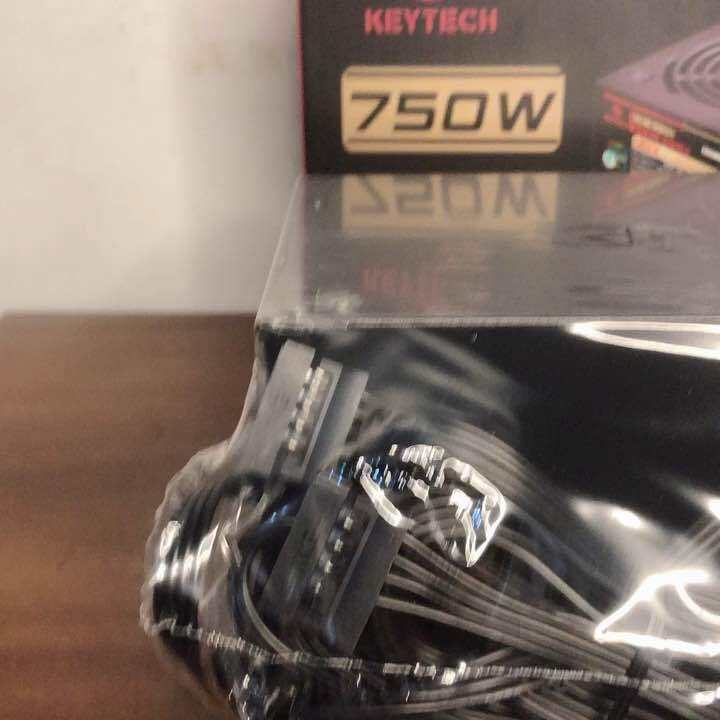 Keytech Power Supply Thunder Bolt 750W Rated 230 watts PSU Power Supply ...