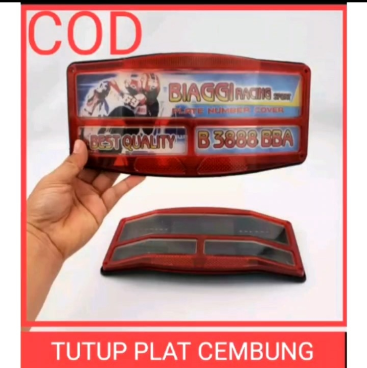 LAGI PROMO TUTUP PLAT MODEL CEMBUNG/TUTUP PLAT MIKA/TUTUP PLAT NOMOR ...