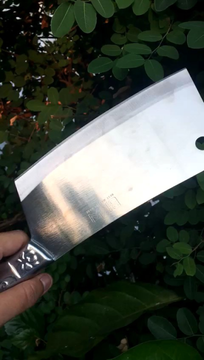 Golok Cincang Daging/Bahan full stainless/Pisau cacah daging | Lazada ...