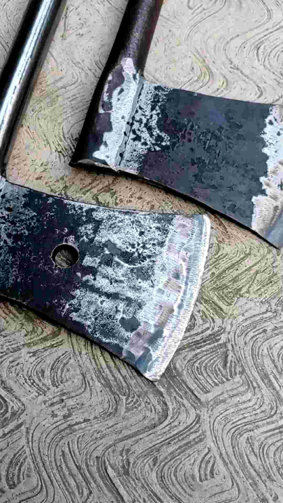 Kapak Baja Besar Gagang Besi Panjang Pembelah Kayu Siap Pakai - Kapak ...